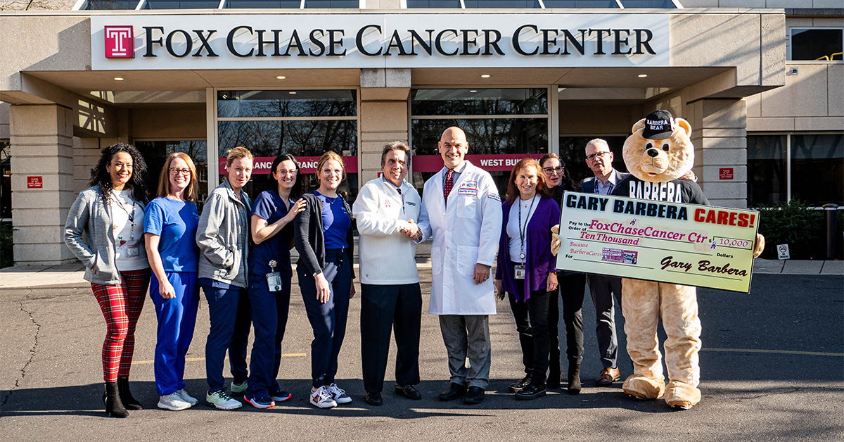 Local Car Dealer Helps ‘Kick Cancer to the Curb’ | Fox Chase Cancer Center - Philadelphia PA